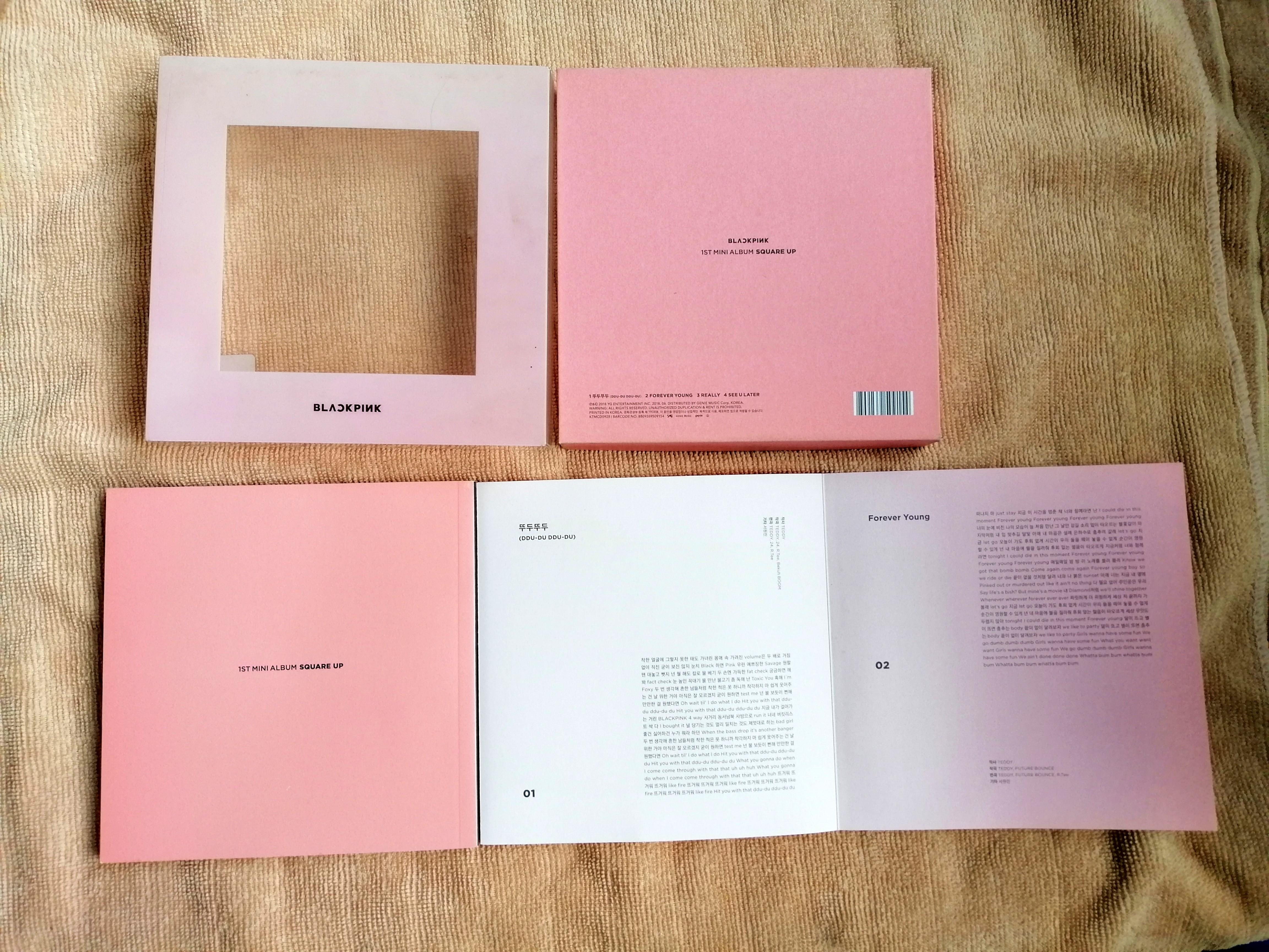 BLACKPINK EP ALBUM (PINK VERSION), Hobbies & Toys, Memorabilia ...