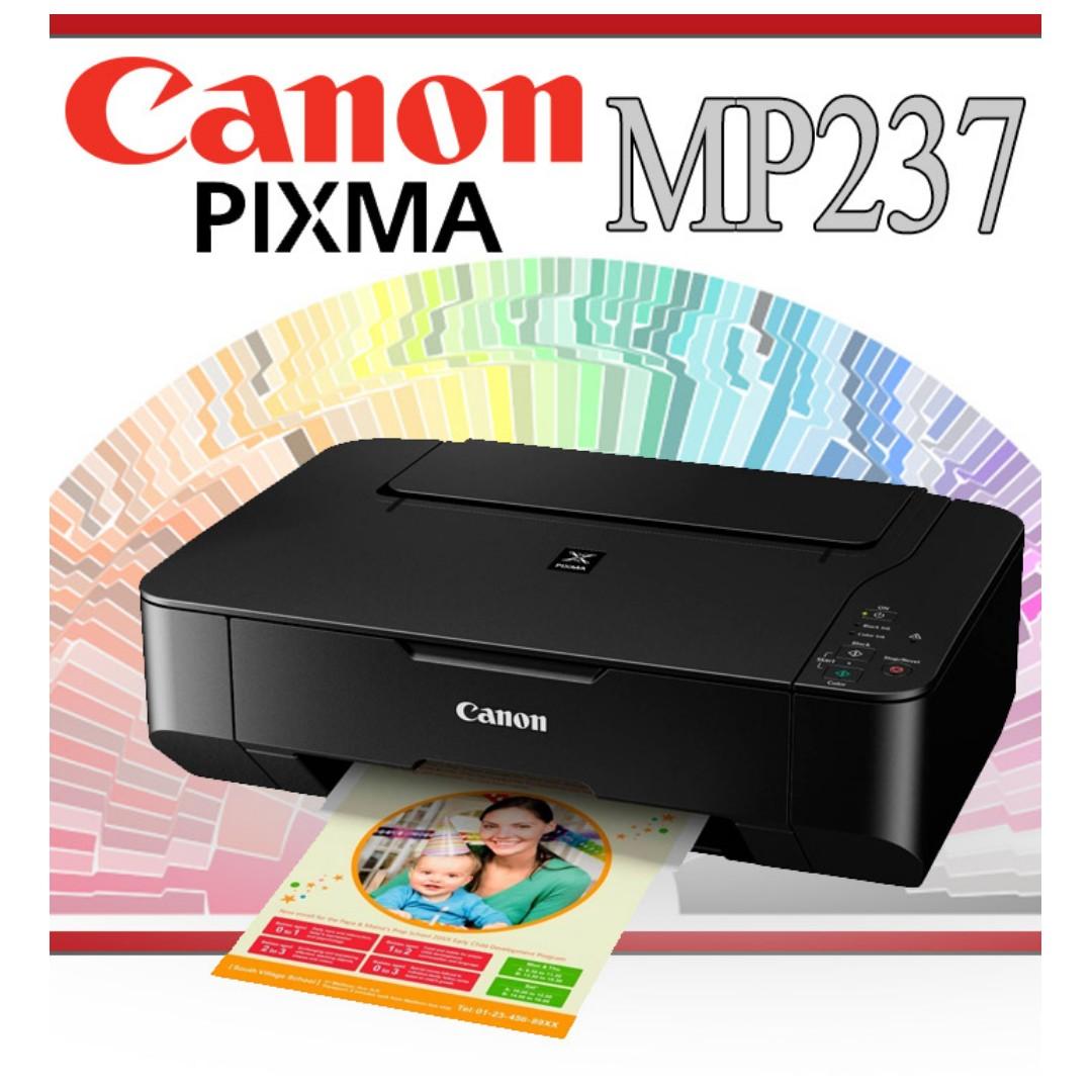 CANON PIXMA MP237 3-in-1 Inkjet Printer Print, Scan, Copy, Computers ...