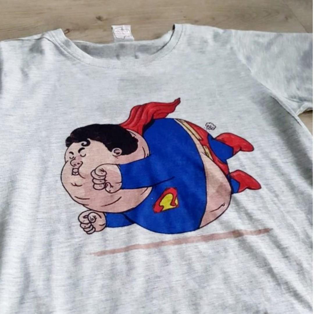 Fat Superman top in grey, Men's Fashion, Coats, Jackets and Outerwear ...