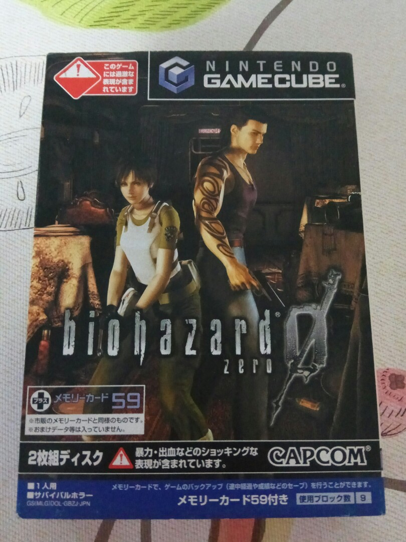 GC Biohazard Zero 0 Resident Evil 0生化危機 日版 Wii 主機可玩, 電子遊戲, 電子遊戲 ...