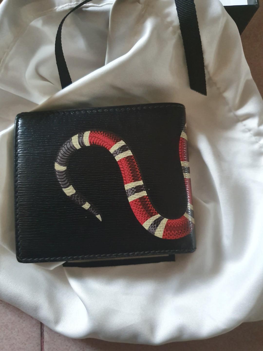 Gucci King Snake Wallet, Men's Fashion, Watches & Accessories, Wallets ...