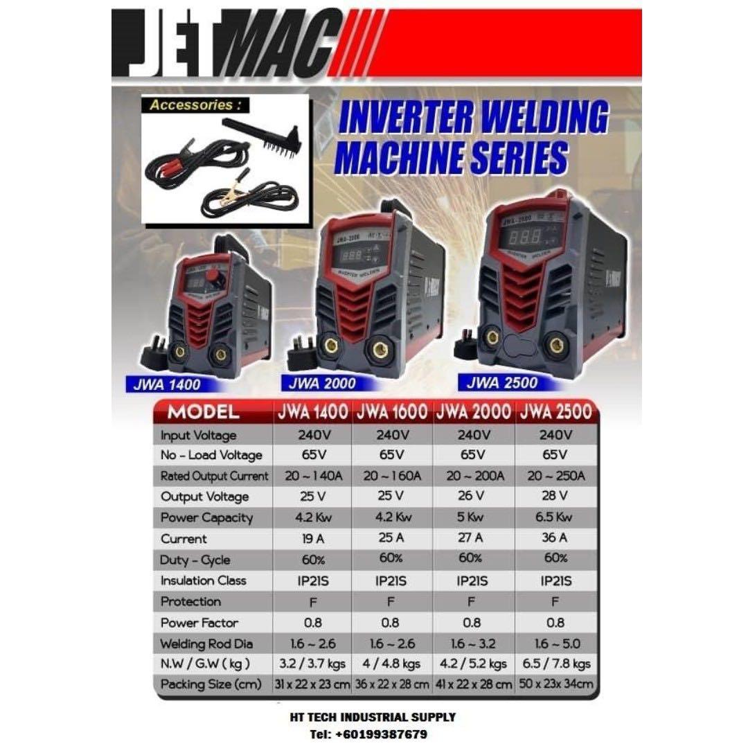JETMAC JWA1600 Welding Machine, Everything Else on Carousell