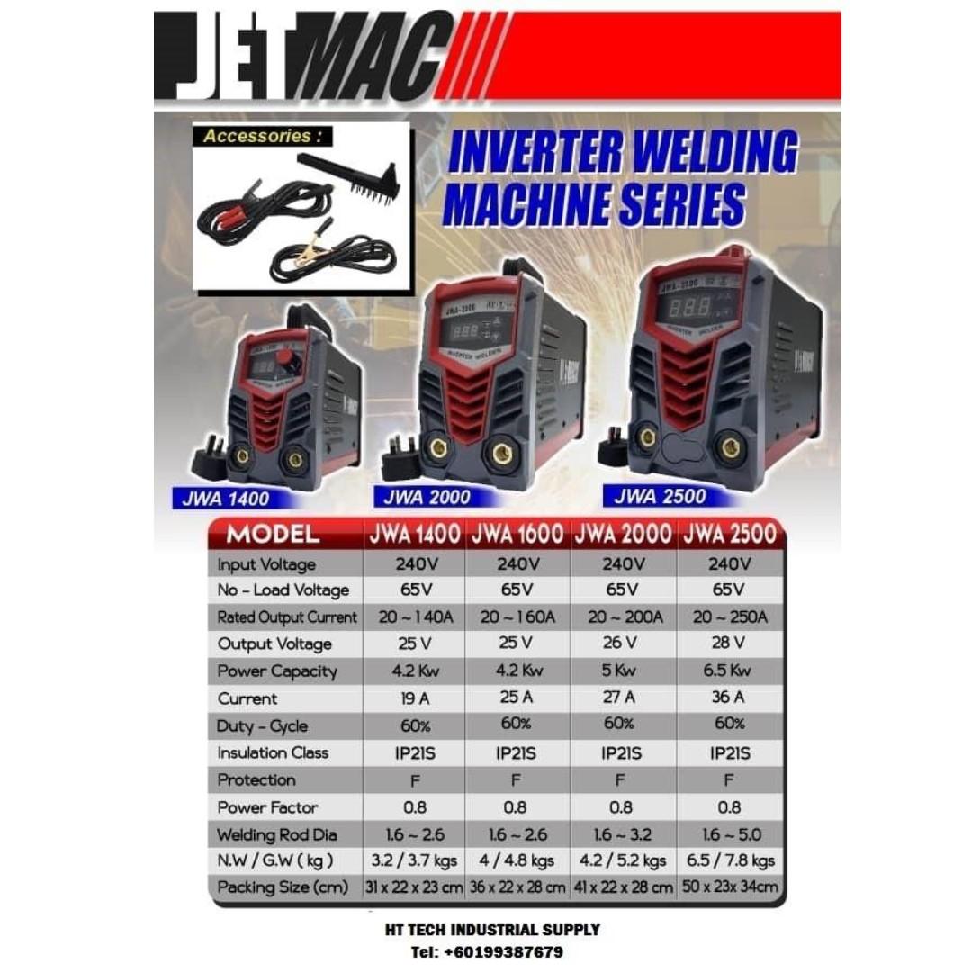 JETMAC JWA2500 Welding Machine, Everything Else on Carousell