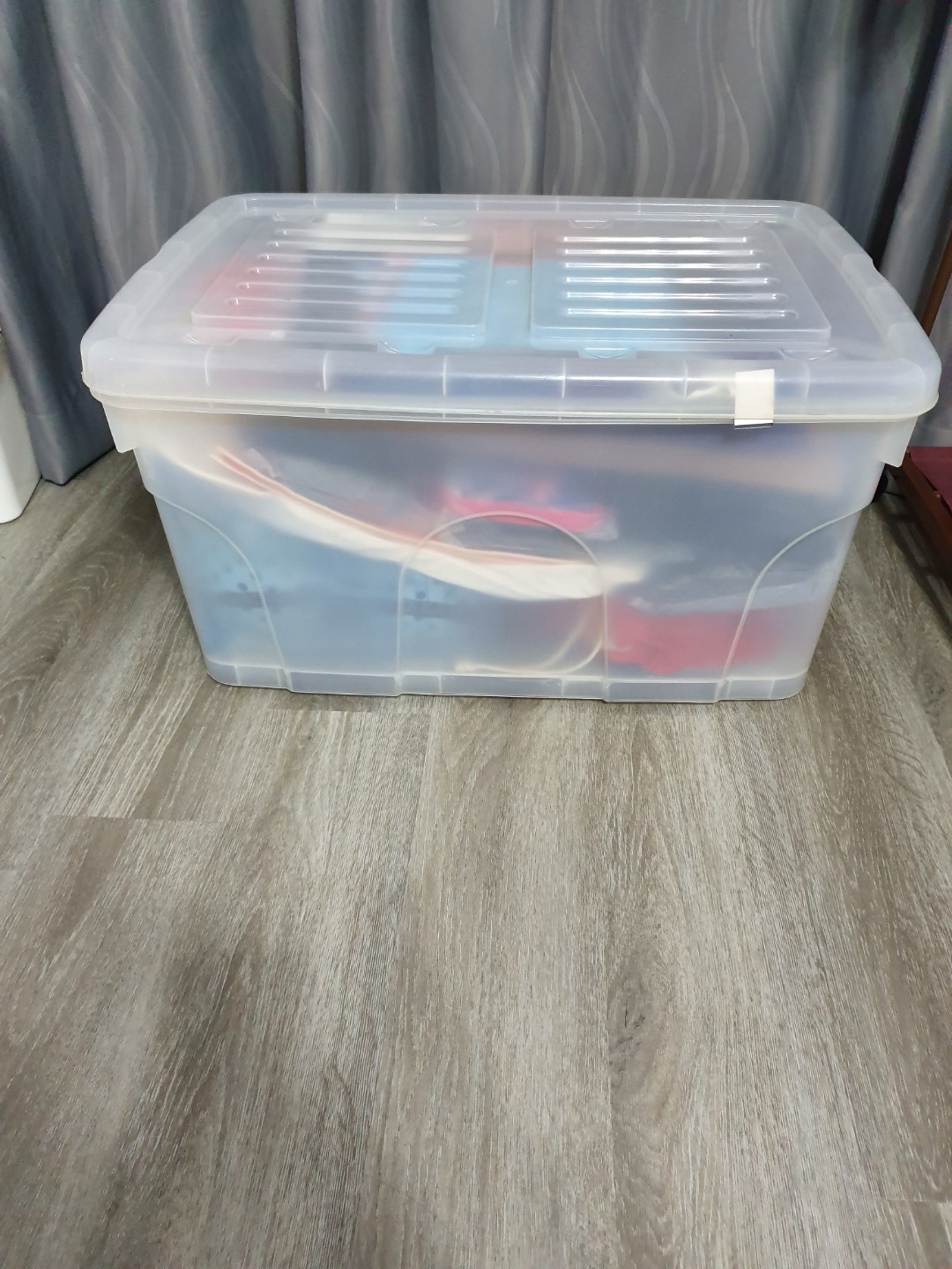 Large Plastic Storage Box, Furniture & Home Living, Home Improvement ...