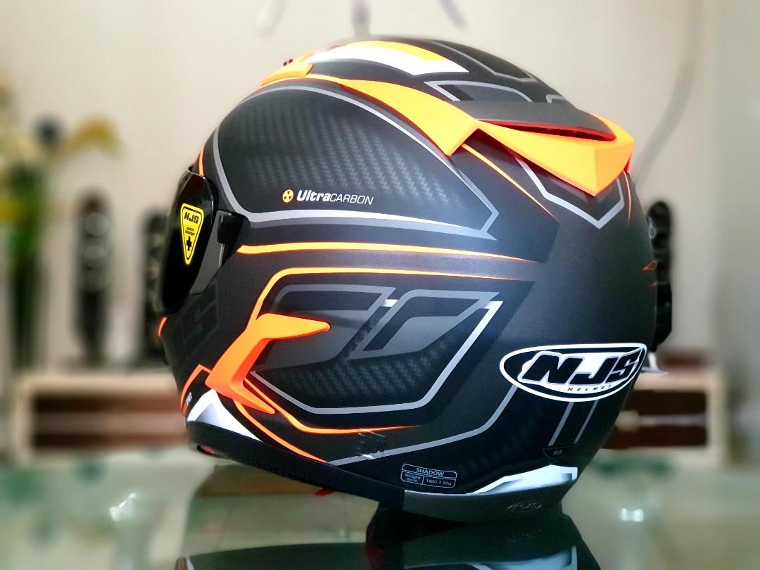 Njs fullface helmet, Motorcycles, Motorcycle Apparel on Carousell
