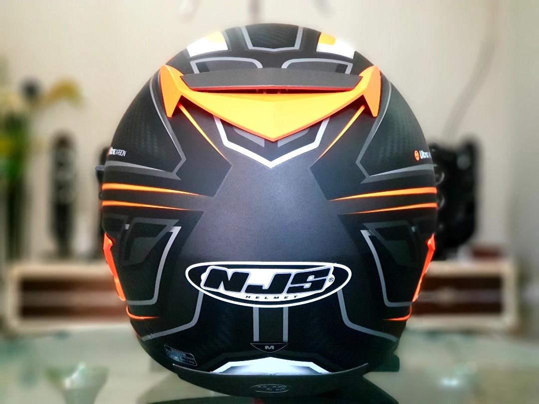 Njs fullface helmet, Motorcycles, Motorcycle Apparel on Carousell