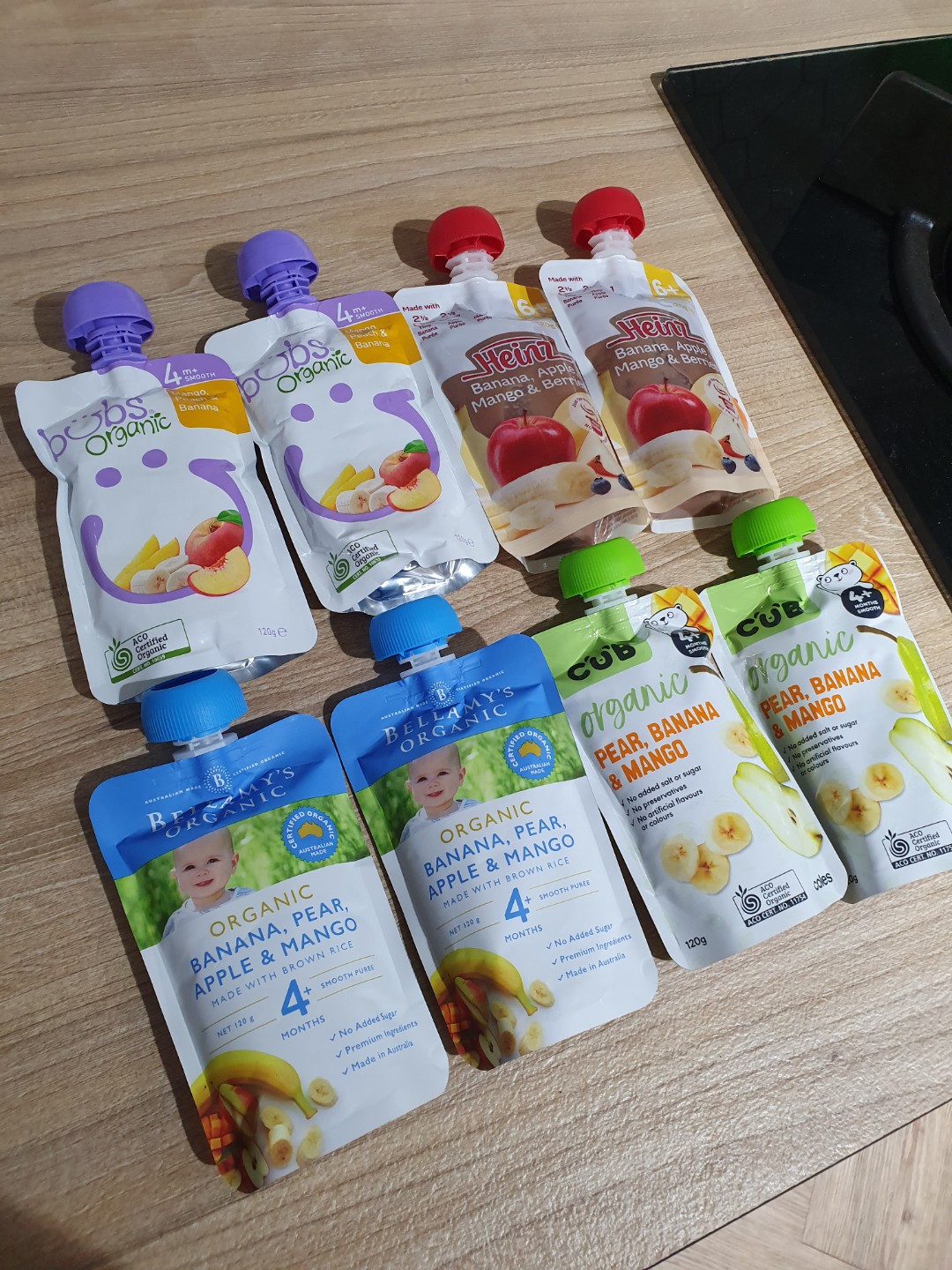 Organic baby purees pouches, Babies & Kids, Bathing & Changing, Diapers ...