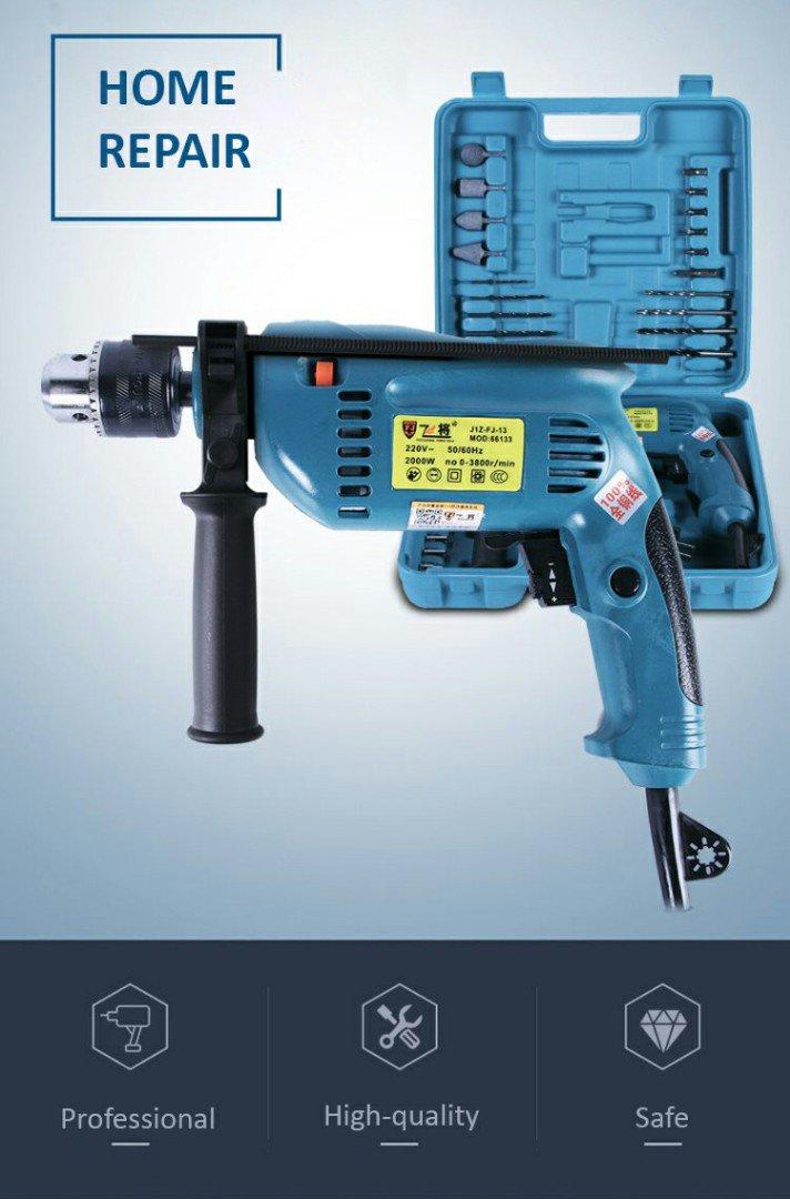 Percussive drill Drillable concrete, Furniture & Home Living, Home ...