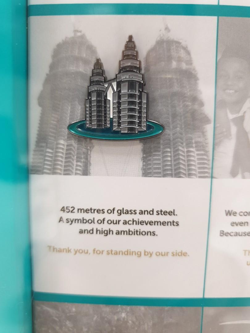 PETRONAS Anniversary Limited Edition Pin Badge Collection, Hobbies ...