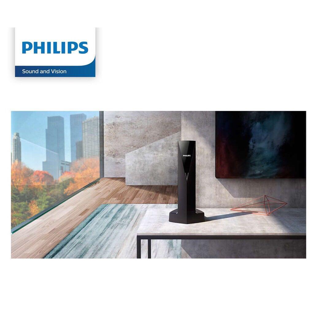 Philips Linea V design cordless phone with backlight [M3501B/90], TV ...