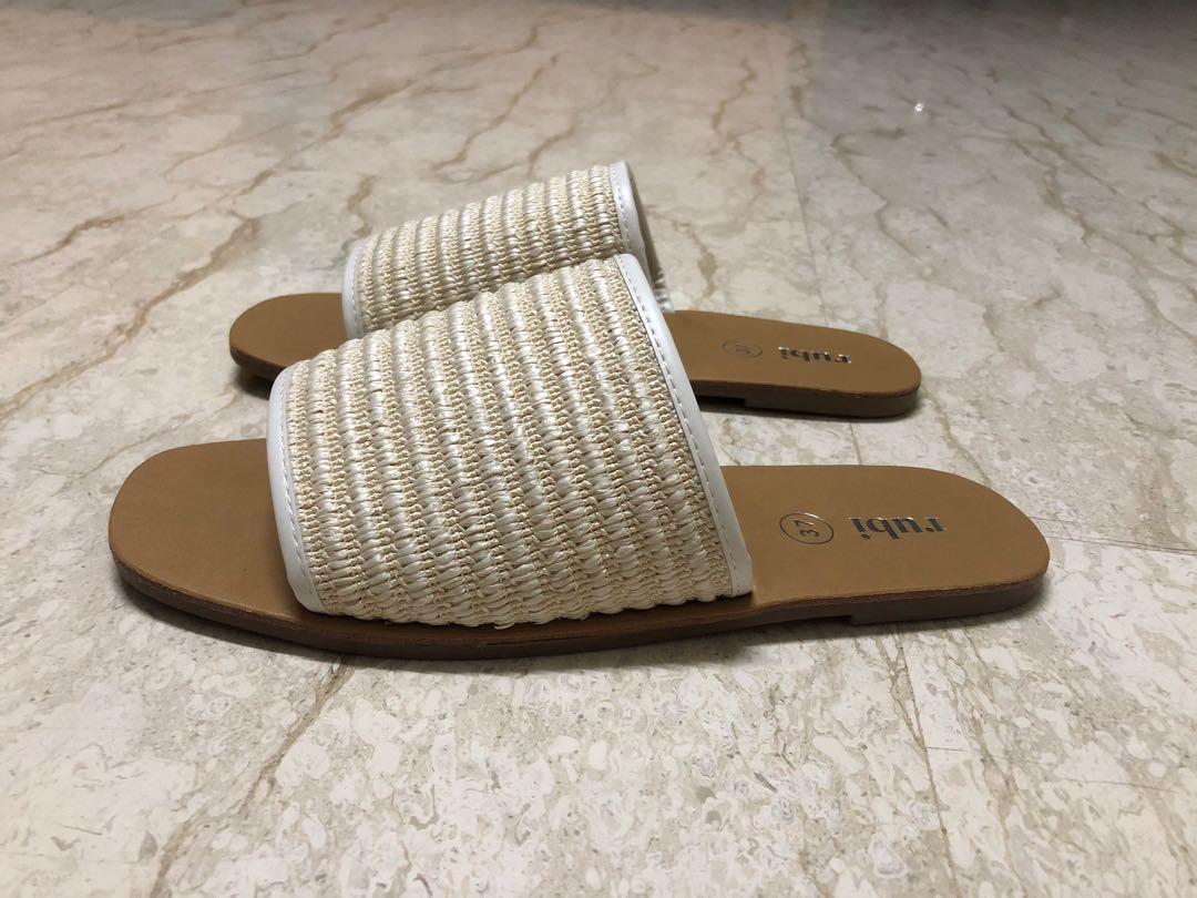 Rattan sandals, Women's Fashion, Footwear, Sandals on Carousell