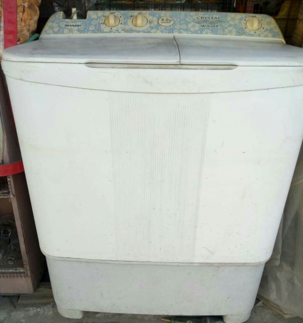 Sharp Twin-Tub Washing Machine, TV & Home Appliances, Washing Machines ...