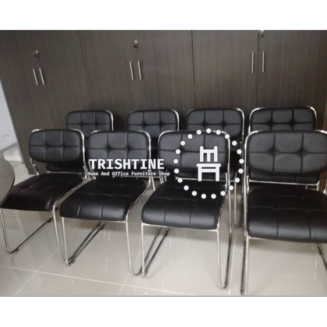 Sled Type Visitor's Chair, Furniture & Home Living, Office Furniture ...