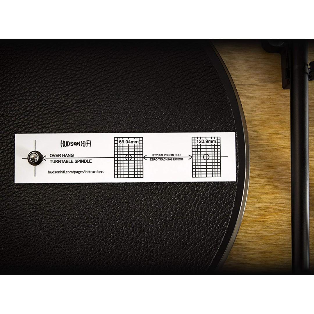 Turntable Phonograph LP Phono Cartridge Stylus Alignment Protractor ...