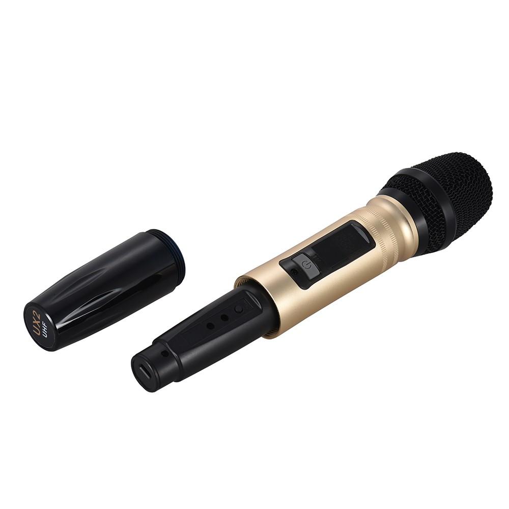 UHF Dual Frequency Wireless Handheld Microphone Mic System (1 Receiver ...