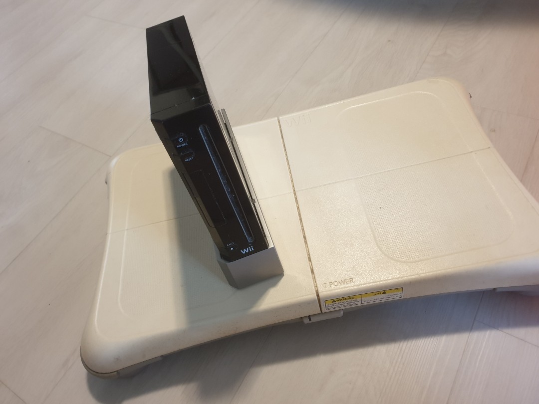 Wii console with fit plus, Video Gaming, Video Game Consoles, Nintendo ...
