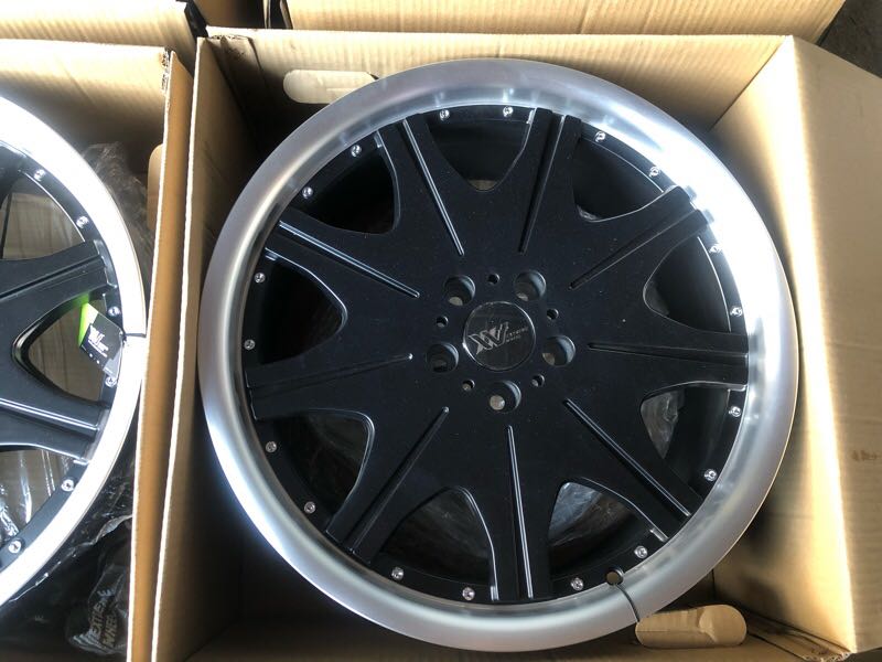 19" VIP Design Black Mags Extreme wheels 5Holes pcd 112 code DXW035 for ...