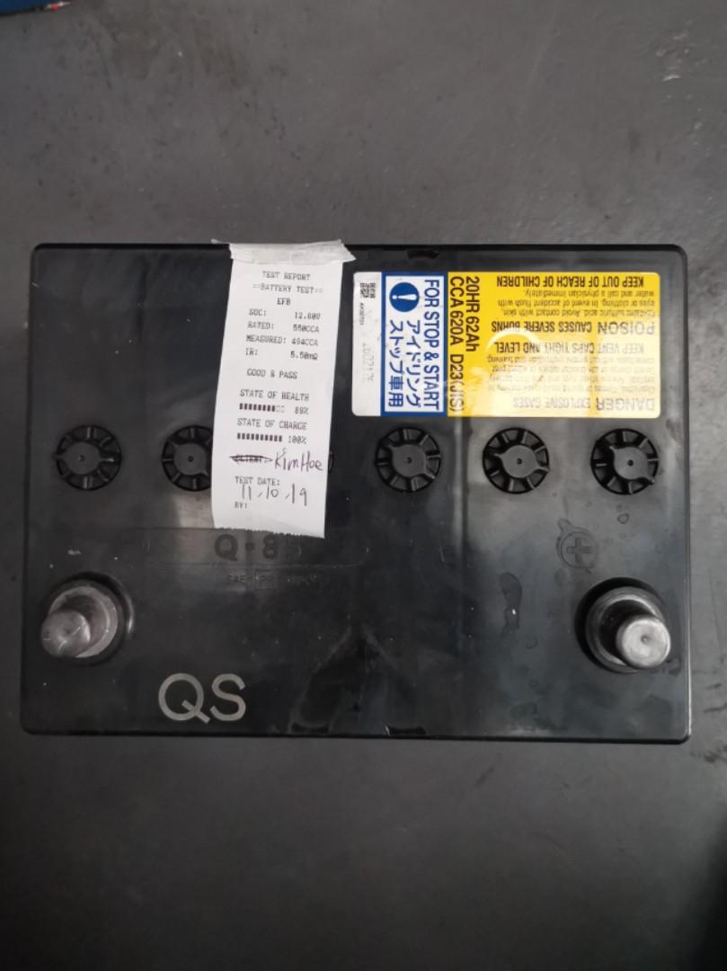 90D23L Used Panasonic Battery, Car Accessories, Accessories on Carousell