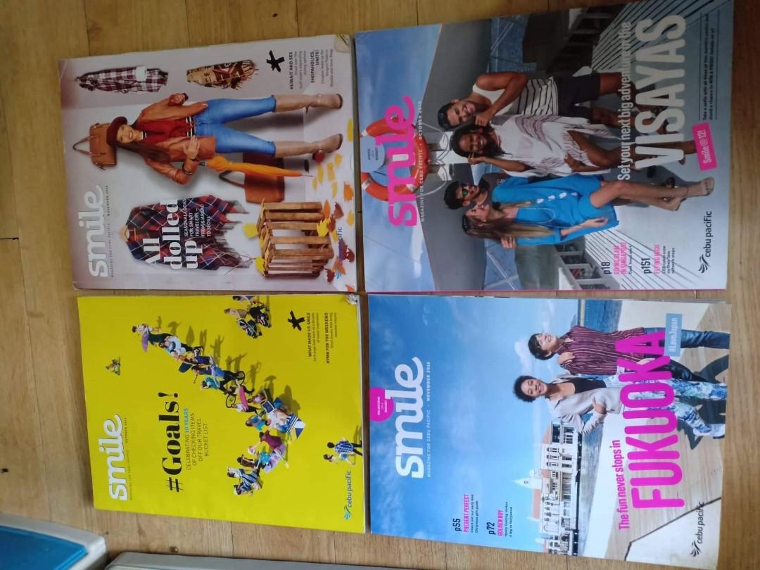 Collection of Cebu Pacific Inflight Smile Magazine, Hobbies & Toys ...