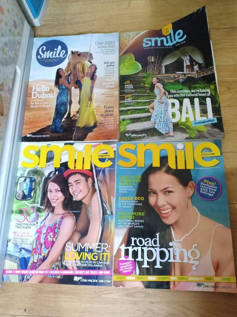 Collection of Cebu Pacific Inflight Smile Magazine, Hobbies & Toys ...