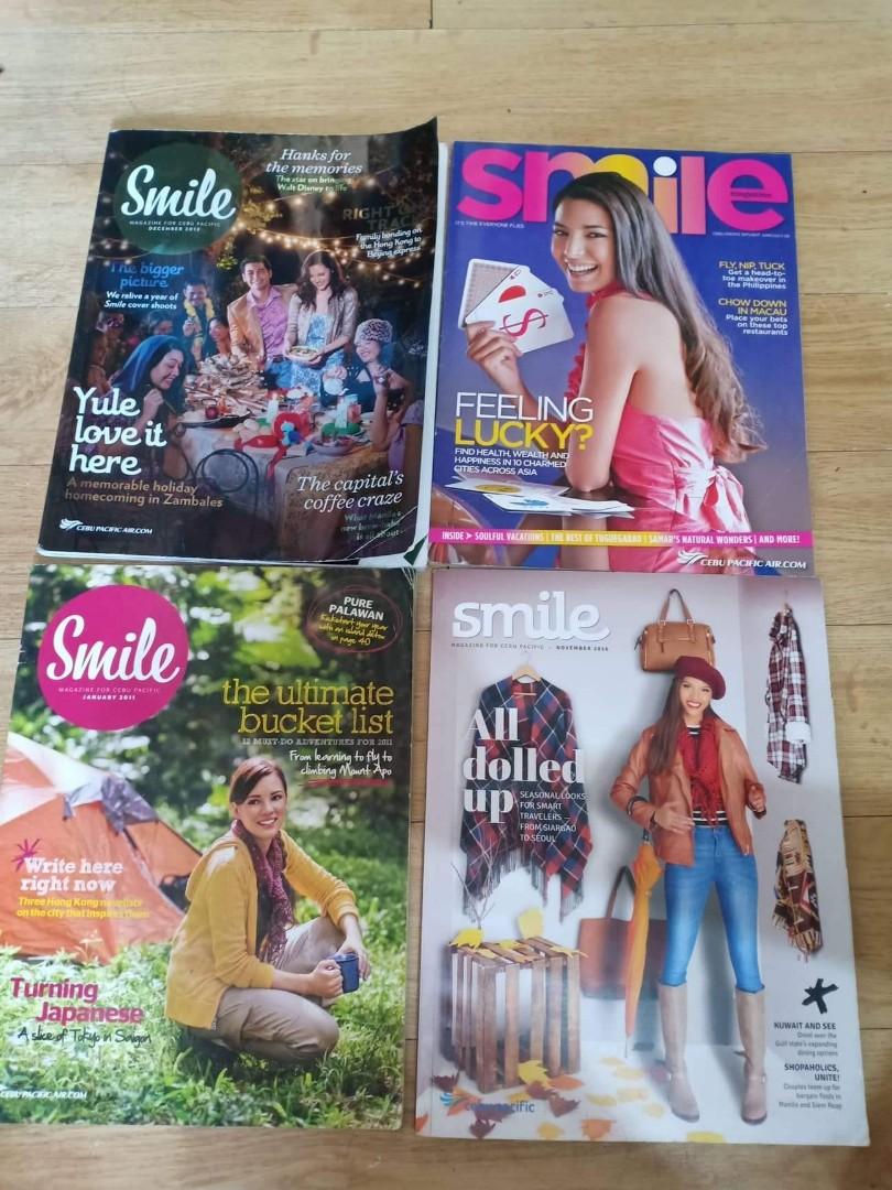 Collection of Cebu Pacific Inflight Smile Magazine, Hobbies & Toys ...