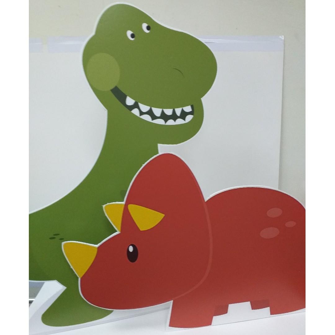 Dinosaur standees party decorations, Hobbies & Toys, Stationery & Craft ...