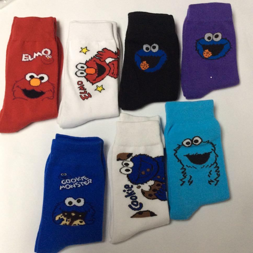 Elmo sesame street socks, Women's Fashion, Watches & Accessories, Socks ...