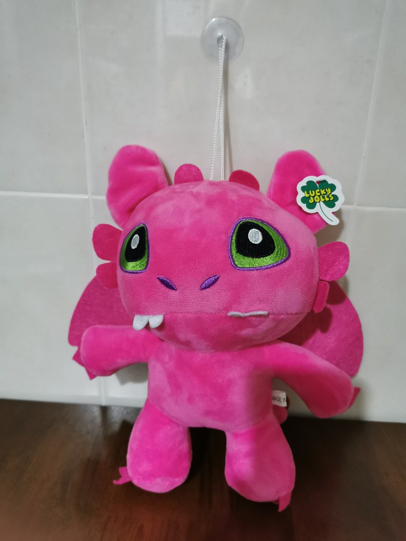 How To Train Your Dragon 20cm Pink Fury Plush Soft Doll Toy Patung ...