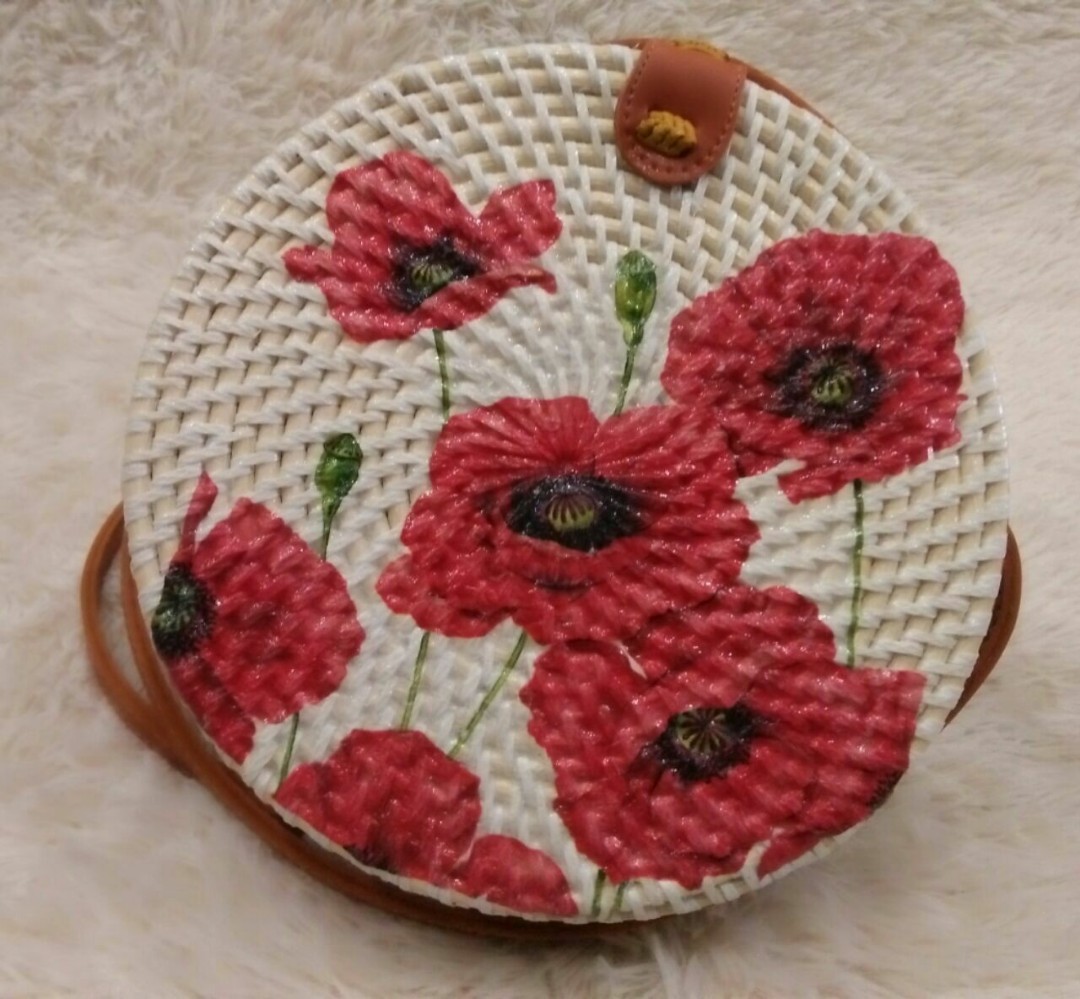 LELONG BAG ROTAN ORIGINAL DARI BALI, Women's Fashion, Bags & Wallets ...