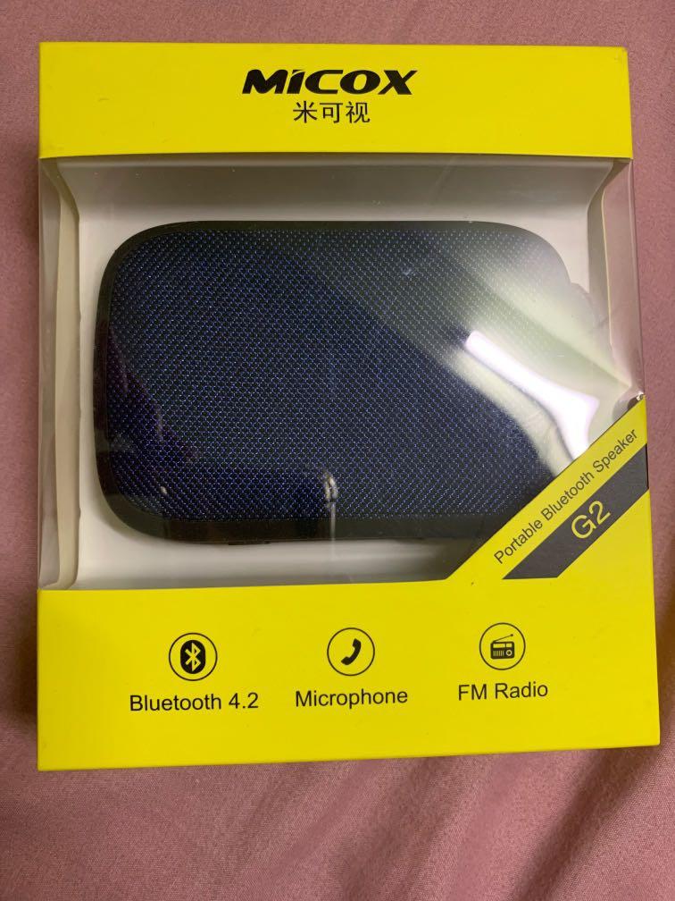 Micox portable Bluetooth speaker, Audio, Soundbars, Speakers ...
