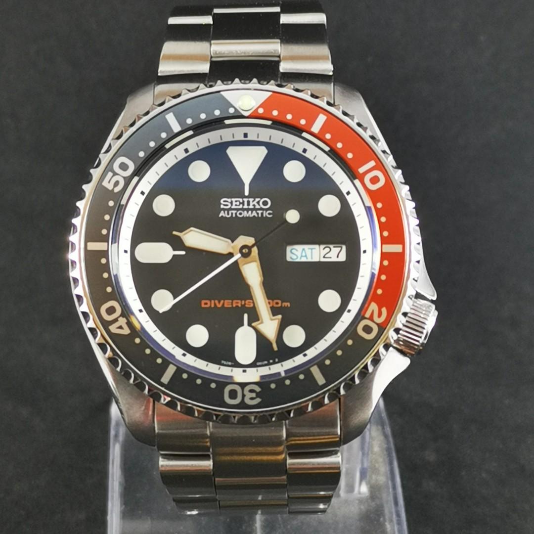 Modified Seiko SKX007, Men's Fashion, Watches & Accessories, Watches on ...