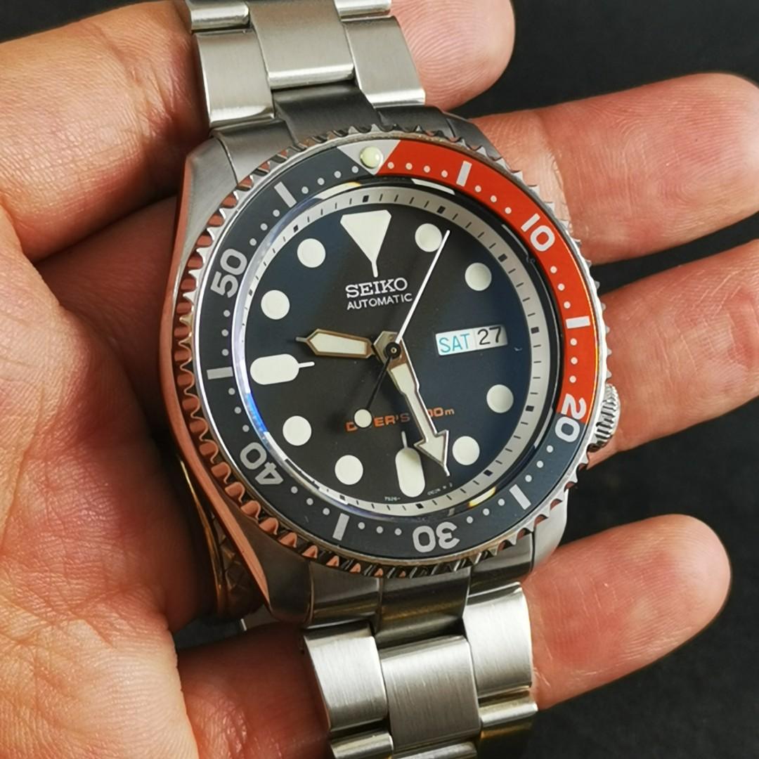 Modified Seiko SKX007, Men's Fashion, Watches & Accessories, Watches on ...