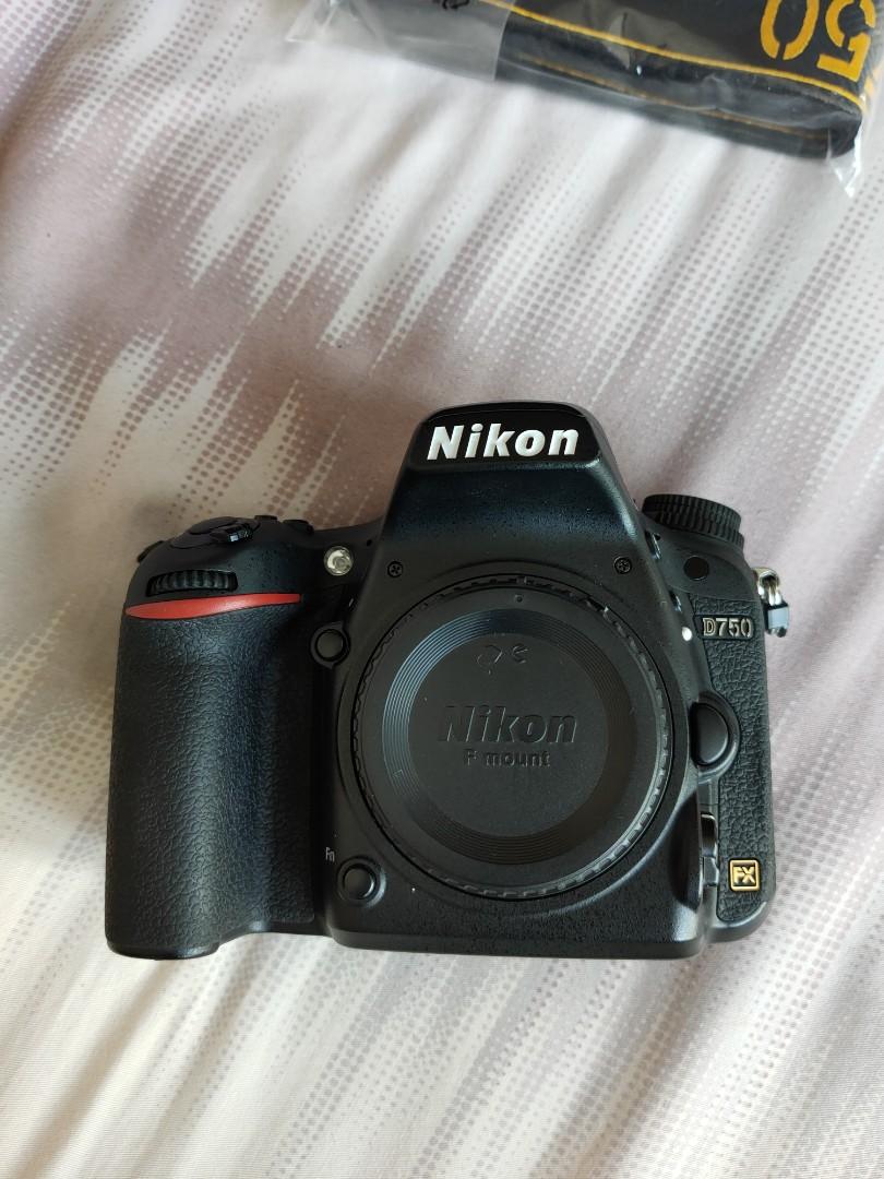 Nikon D750 full frame camera full box set, Photography, Cameras on ...