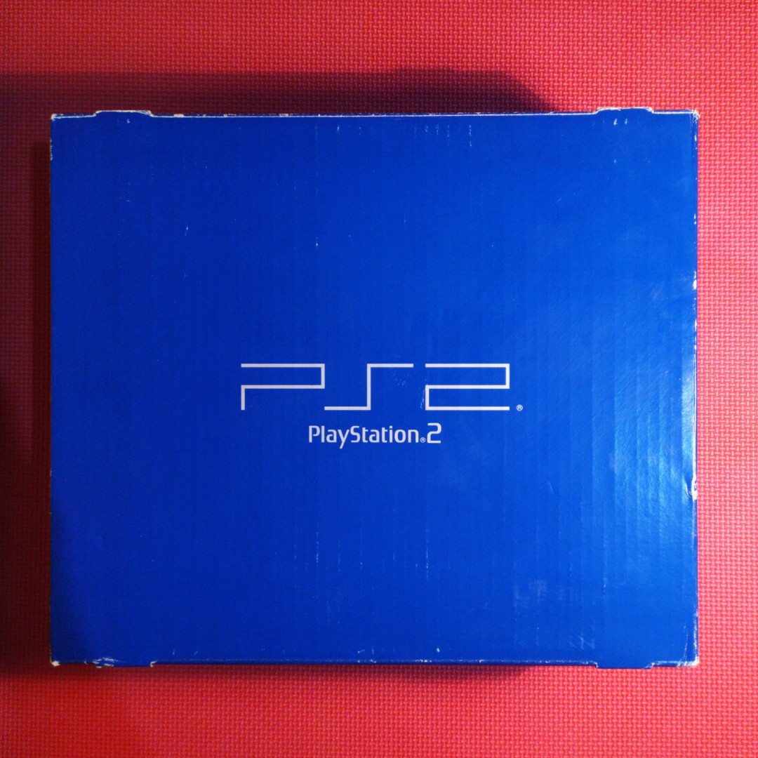 Original Playstation 2 SCPH 10000 PS2 Fat Kardus Biru, Video Game ...