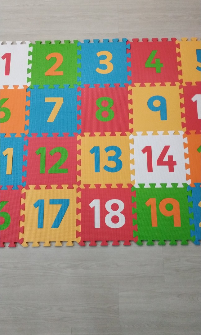 Playmat numbers., Babies & Kids, Toys & Walkers on Carousell