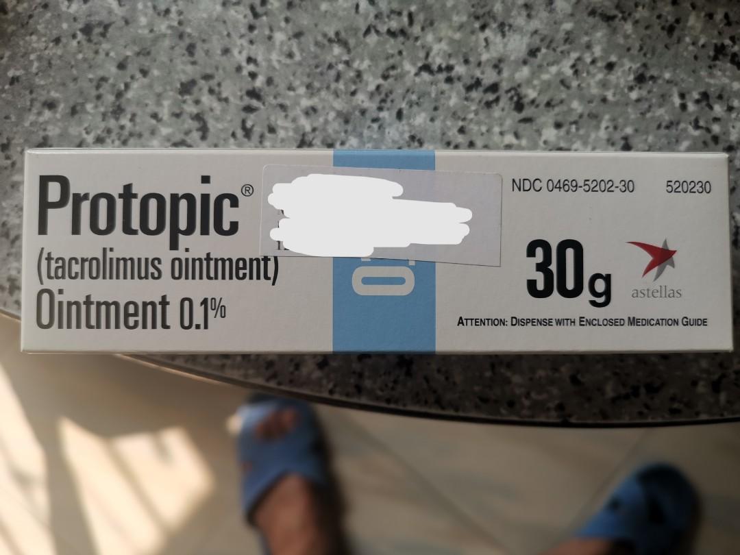 Protopic (tacrolimus ointment) Ointment 0.1%, 美容＆化妝品, 健康及美容 - 皮膚護理, 面部 ...
