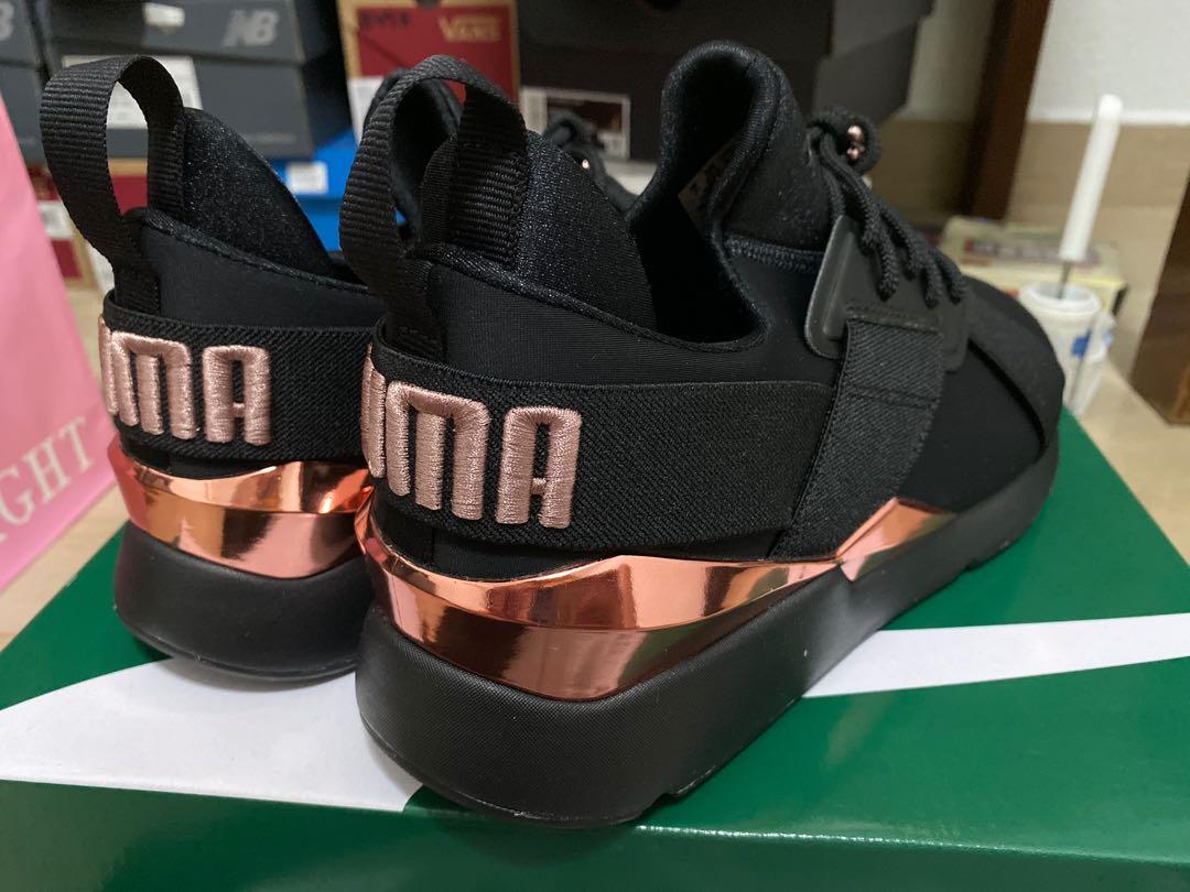 Puma muse metal, Women's Fashion, Footwear, Sneakers on Carousell