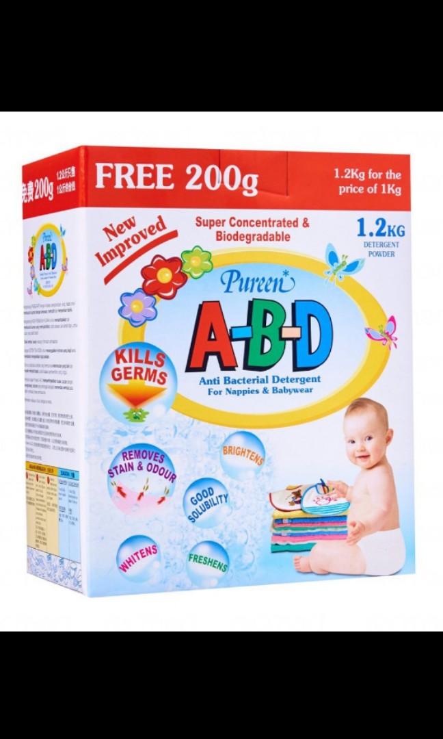 Pureen A-B-D Detergent, Babies & Kids, Bathing & Changing, Diapers ...
