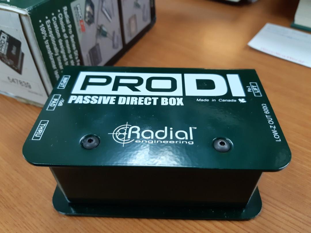 Radial Engineering Passive DI Box, Hobbies & Toys, Music & Media, Music ...