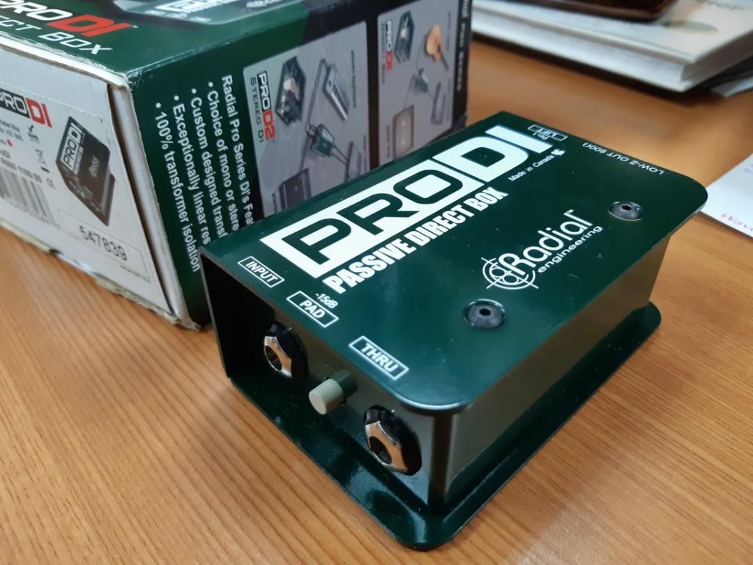 Radial Engineering Passive DI Box, Hobbies & Toys, Music & Media, Music ...