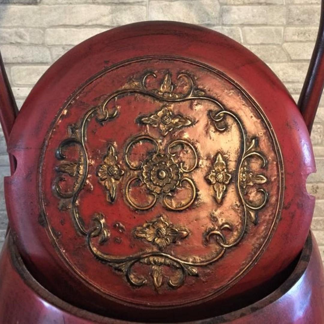 Rare Vintage Red Lacquer Ware, Hobbies & Toys, Memorabilia ...