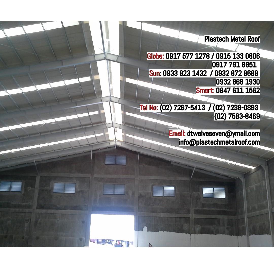 Rib Type Roof Homogeneous color, Commercial & Industrial, Construction ...