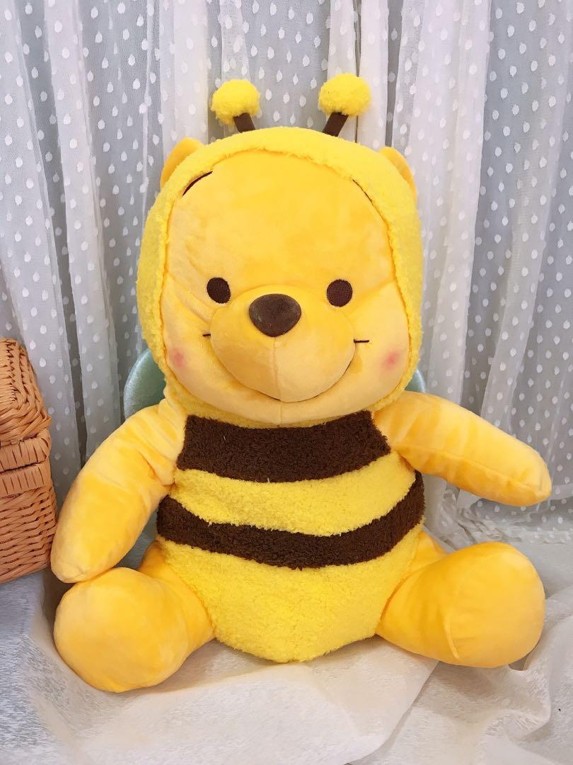 SEGA Prize Disney Winnie The Pooh Red Cheek Honey Bee Style Plushie ...