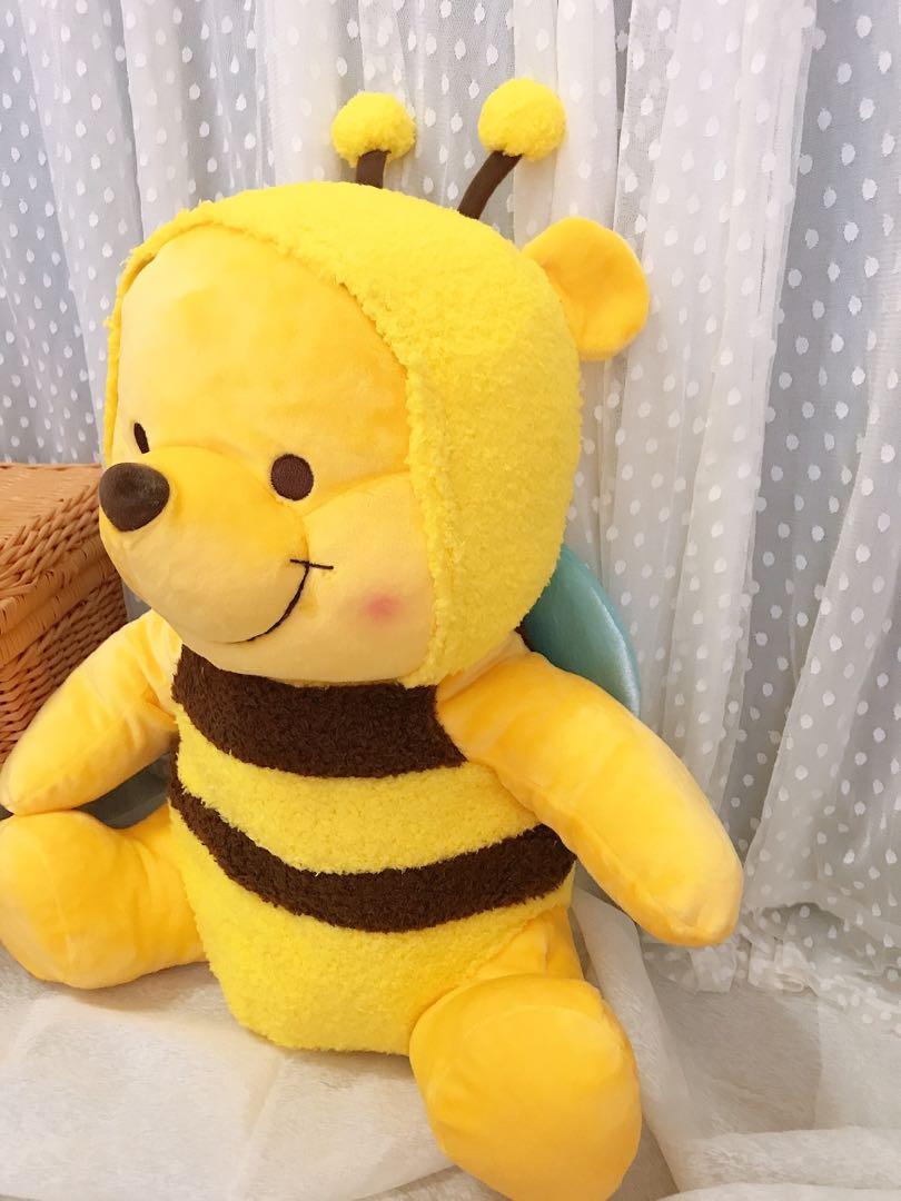 SEGA Prize Disney Winnie The Pooh Red Cheek Honey Bee Style Plushie ...