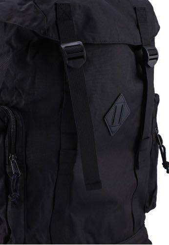 Topman Black Ripstop Backpack, Men's Fashion, Bags, Backpacks on Carousell