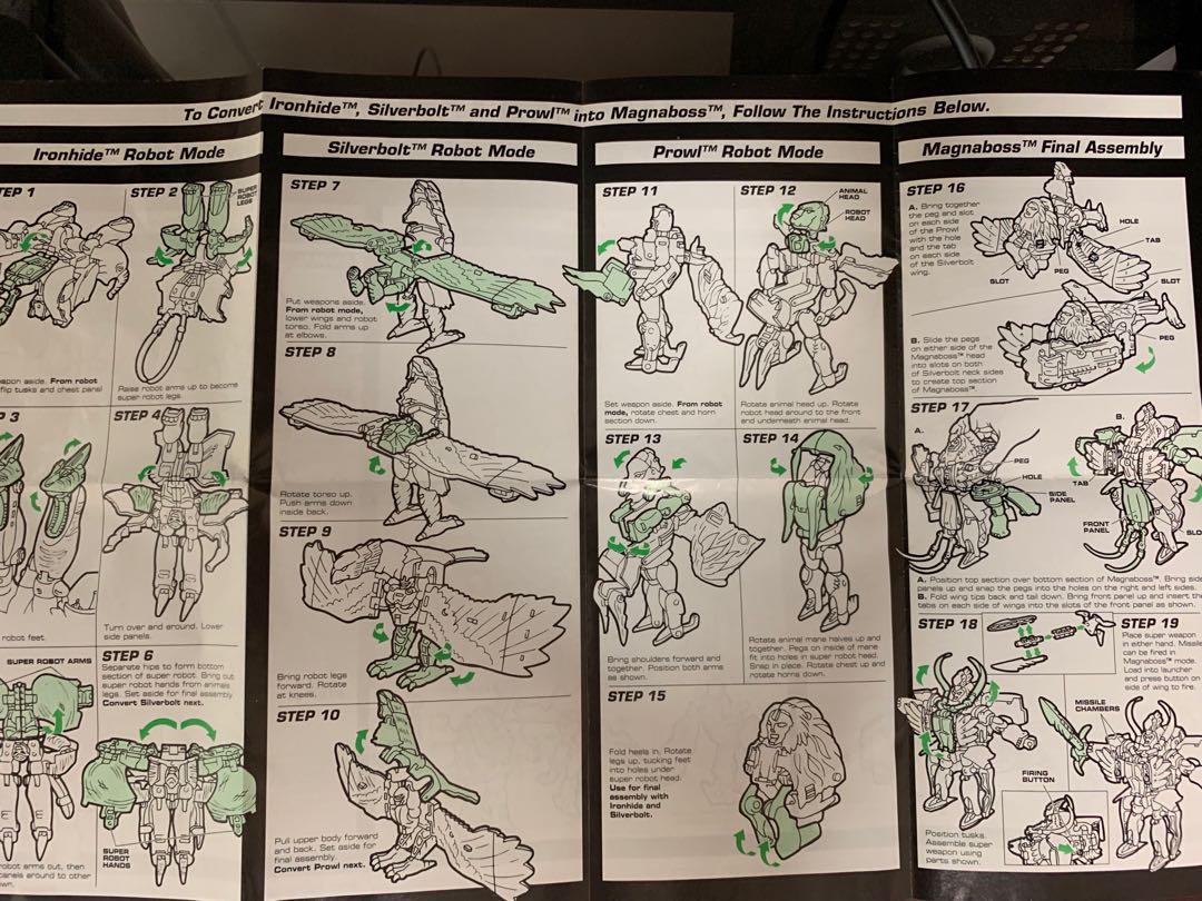 Transformers Beast Wars The Heroic Maximal Magnaboss & The Evil ...