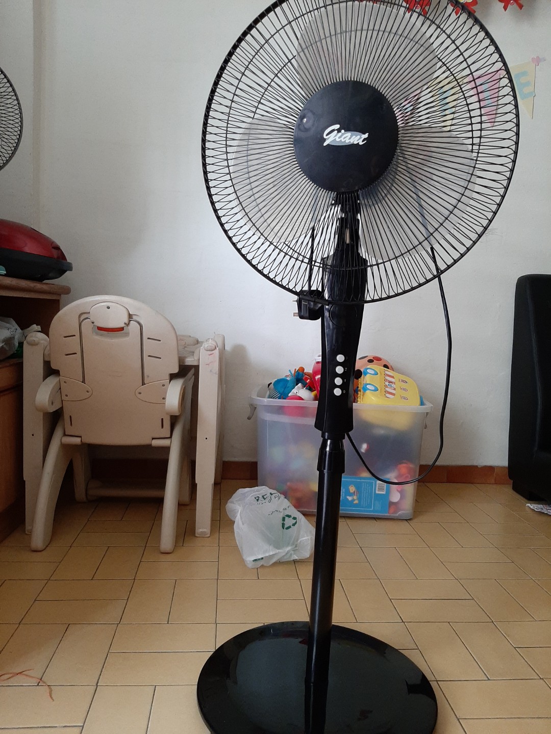 Used Giant standing Fan, Furniture & Home Living, Lighting & Fans, Fans ...
