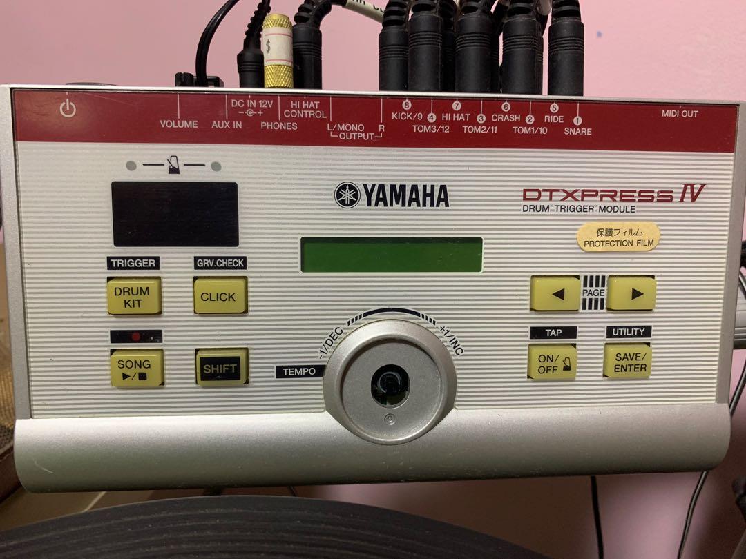 Yamaha DTXPRESS IV drum kit/ drum set, Hobbies & Toys, Music & Media ...