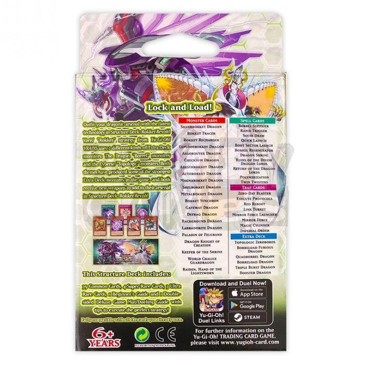 Yugioh Rokket Revolt Structure Deck Tcg English Hobbies And Toys Toys