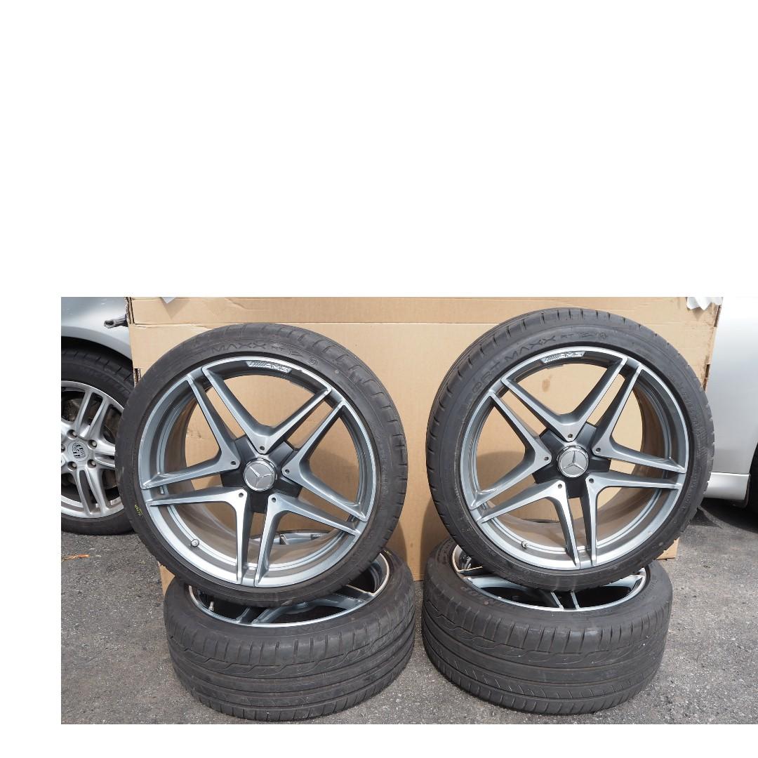 (OFFER!!) AMG 19'' MB W205 C63AMG 2018 ALLOY WHEEL STAGGERED RIMS WITH ...